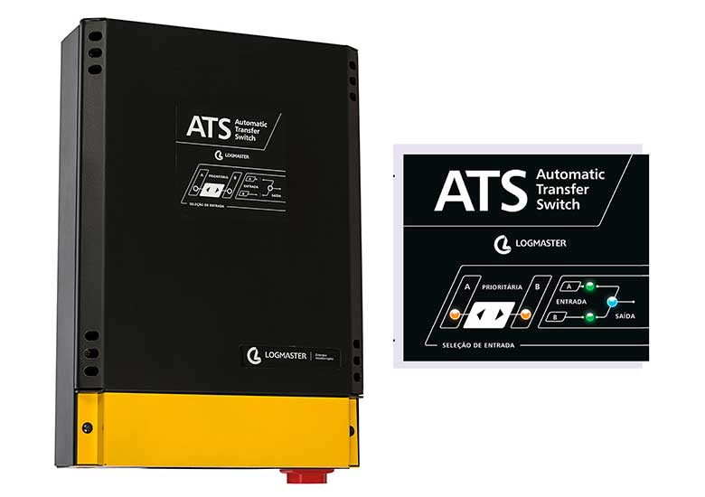 ATS – Chave de Transferência Automática - Logmaster - 60A a 140A - Clavel